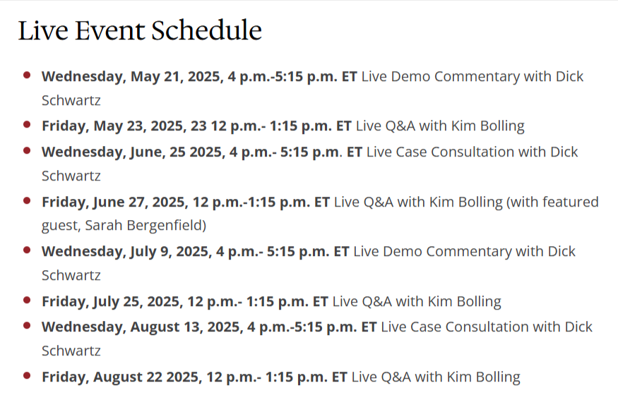 What were the dates and times for the Spring/Summer 2025 Continuity ...